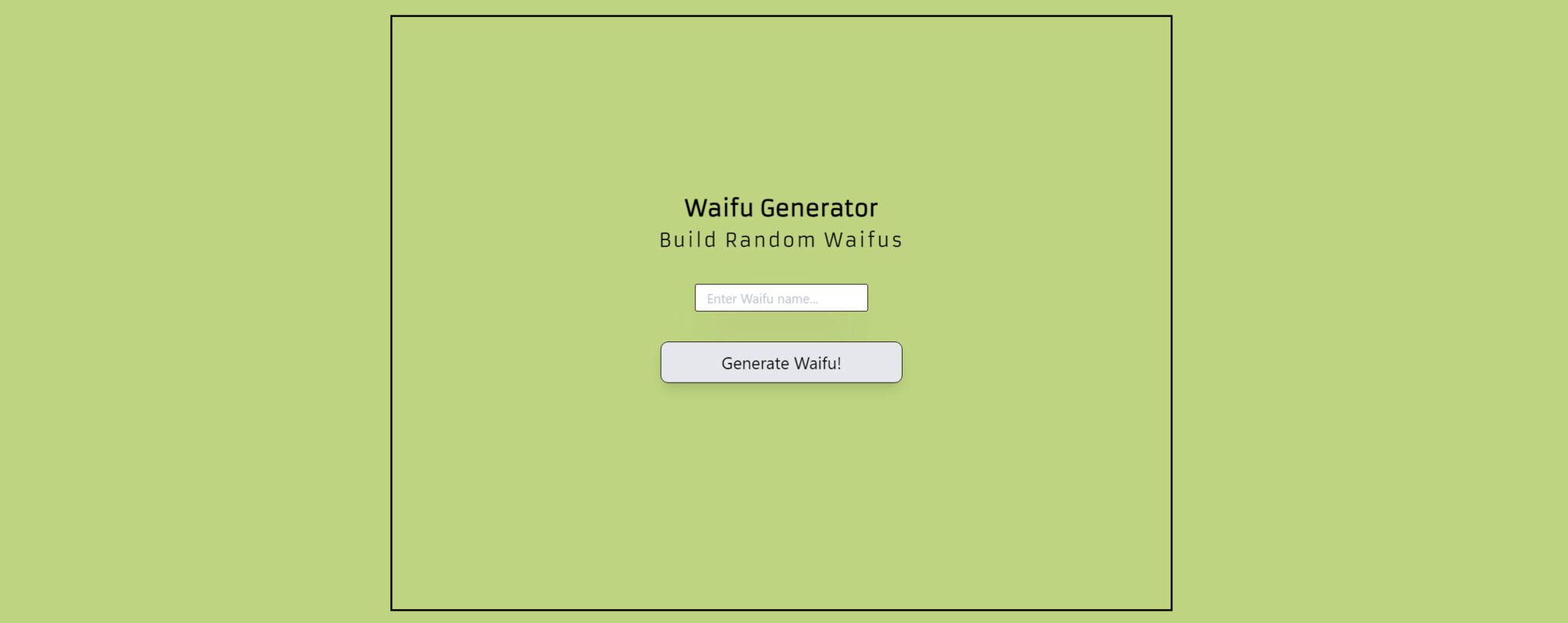 Waifu Generator (best AI image anime makers) – Waifu For Laifu